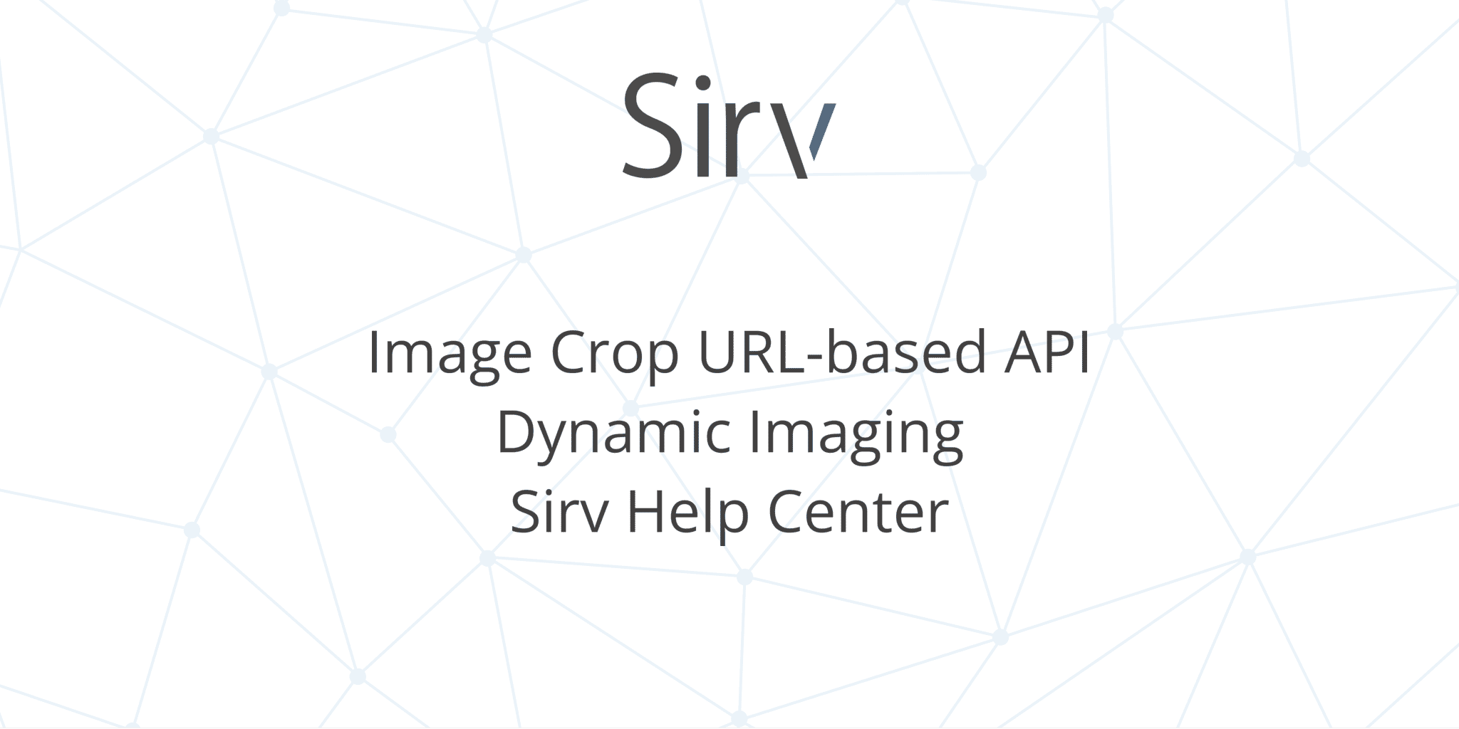 Image Crop Url Based Api Dynamic Imaging Sirv Help Center